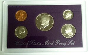 1990 u.s. proof set in original government packaging