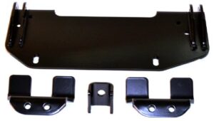 warn 70583 center plow mount kit, fits: honda atv powersport vehicles , black