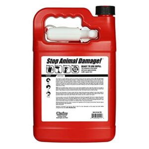 Deer Stopper Repellent - Safe & Effective, All Natural Food Grade Ingredients; Repels Deer Elk, and Moose; Ready to Use, 1 Gallon Liquid Refill Bottle