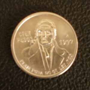 1977 Morelos Cien Pesos Plata Pura 20 Gr. Ley .720 Silver Coin.