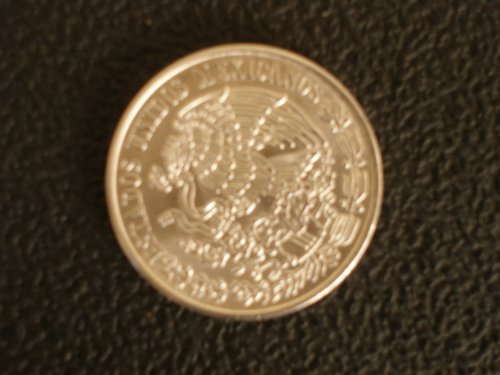 1977 Morelos Cien Pesos Plata Pura 20 Gr. Ley .720 Silver Coin.