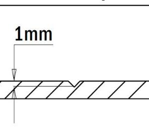 CMT 317.350.11 Hinge Boring Bit, 35mm (1-3/8-Inch) Diameter, 10x26mm Shank, Right-Hand Rotation