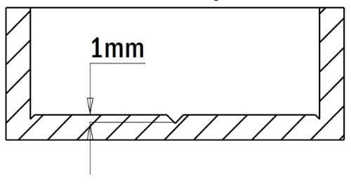 CMT 317.350.11 Hinge Boring Bit, 35mm (1-3/8-Inch) Diameter, 10x26mm Shank, Right-Hand Rotation