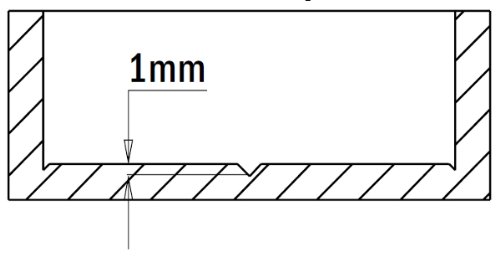 CMT 317.350.12 Hinge Boring Bit, 35mm (1-3/8-Inch) Diameter, 10x26mm Shank, Left-Hand Rotation