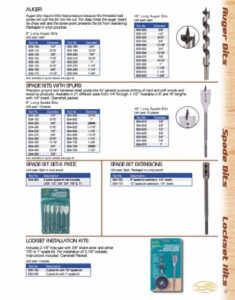 timberline - 1-1/16 diameter spad bit (604-620)