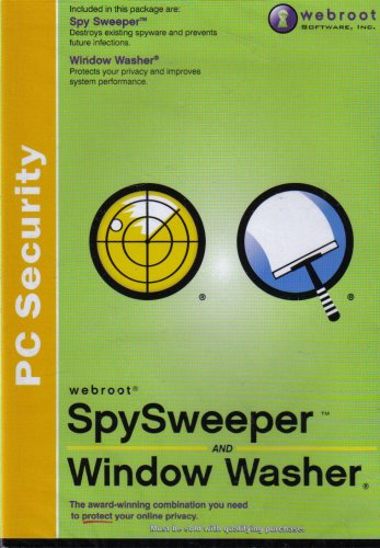 Webroot Spy Sweeper and Window Washer