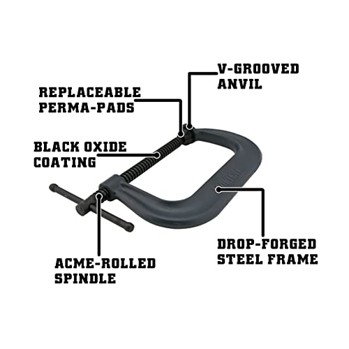 WILTON 410 C-Clamp, 10-1/8' Jaw Opening, 5-7/8' Throat (14284)