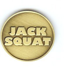 25 Jack Squat Geocoins Geotokens