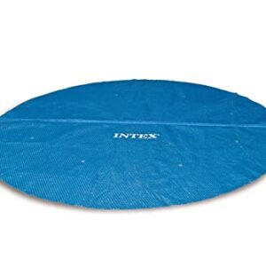 INTEX 28015E Solar Pool Cover: For 18ft Round Easy Set and Metal Frame Pools – Insulates Pool Water – Reduces Water Evaporation – Keeps Debris Out – Reduces Chemical Consumption