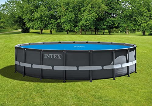 INTEX 28015E Solar Pool Cover: For 18ft Round Easy Set and Metal Frame Pools – Insulates Pool Water – Reduces Water Evaporation – Keeps Debris Out – Reduces Chemical Consumption