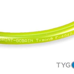 Tygon F-4040-A PVC Fuel And Lubricant Tubing, 3/32" ID, 3/16" OD, 3/64" Wall, 50' Length, Yellow