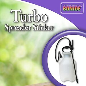 Bonide Turbo Spreader Sticker, 8 oz Concentrate, Help Garden Products Stick to Plants, Increase Coverage and Penetration