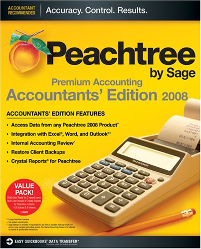 Peachtree Premium Accounting 2008 - Accountant's Edition Multi-User Value Pack