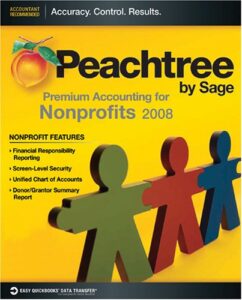 peachtree premium accounting for nonprofits 2008