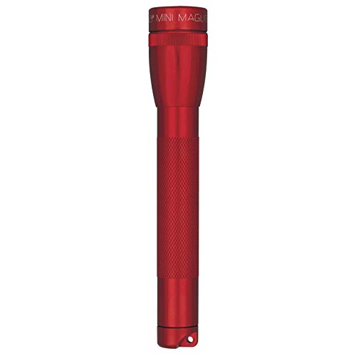 MagLite - M2A03C Maglite Mini Incandescent 2-Cell AA Flashlight Combo, Red