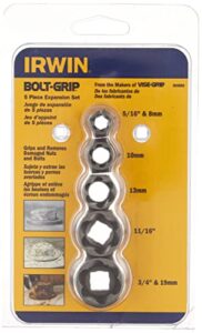 irwin bolt extractor set, 5-piece (394002)