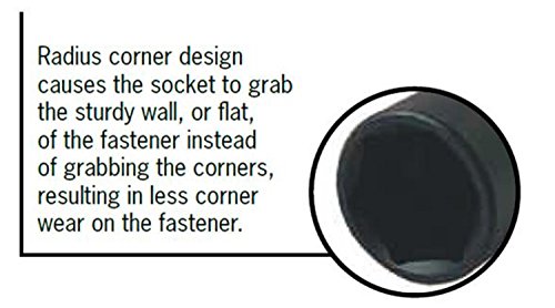 Sunex 248 1/2-Inch Drive 6 Point Impact Socket 1-1/2-Inch