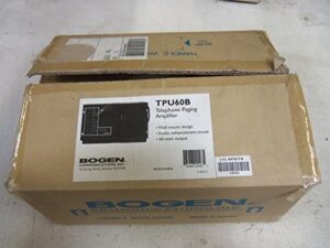 bogen communications tpu60b - telephone paging amplifier (60w)