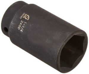 sunex 240d 1/2" drive deep impact socket - 1-1/4"