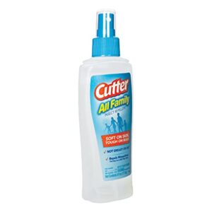 Cutter All Family Insect Repellent, Mosquito Repellent, Repels Ticks, Gnats, Fleas and More, 7% DEET (Pump Spray) 6 Ounce