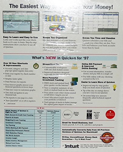 Quicken 7...Macintosh..1997