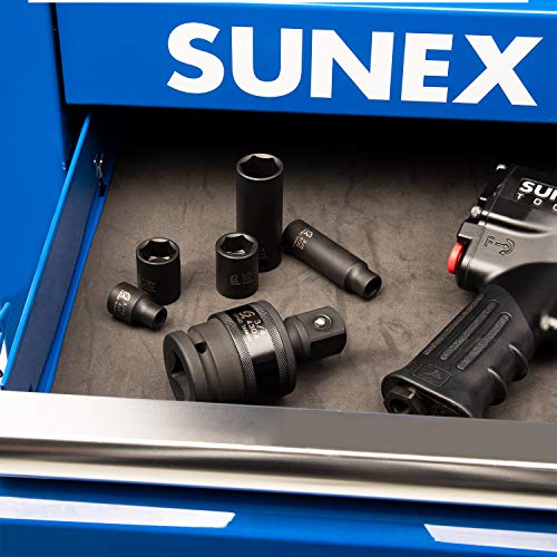 Sunex 4304, 3/4 Inch Drive, Universal Impact Joint, Cr-Mo Steel, Radius Corner Design, Flexible, Meets ANSI Standards