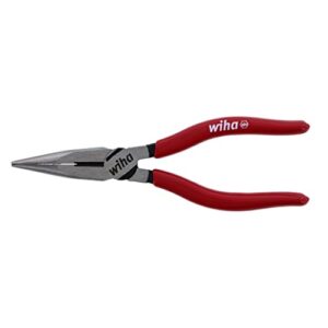 wiha 32618 long nose pliers with cutters, 6.3"