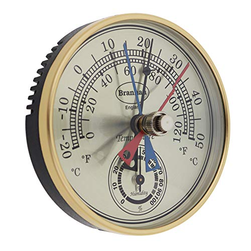 Max Min Thermometer and Hygrometer - Ideal Greenhouse Thermometer and Humidity Meter To Monitor Maximum and Minimum Temperatures and Humidity Easily Wall Mounted