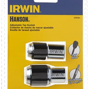 IRWIN Tap Socket Set, Adjustable, 2-Piece (3095001)