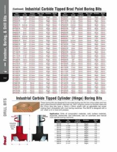 freud bp47670l: 3/16” (dia.) brad point bit with left hand rotation 70mm overall length