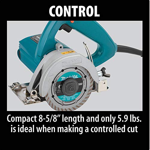 Makita 4100NHX1 4-3/8" Masonry Saw, with 4" Diamond Blade