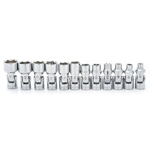 GEARWRENCH 12 Pc. 1/4" Drive 6 Pt. Flex Socket Set, Metric - 80311