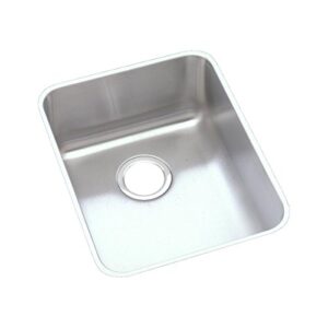 Elkay ELUH1418 Lustertone Classic Single Bowl Undermount Stainless Steel Sink