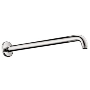 hansgrohe installation 16-inch modern rain shower showerarm in chrome, for wall mount showerhead, 27413001