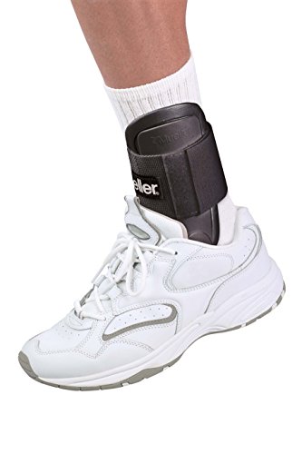 Mueller Sports Medicine Lite Ankle Support Brace, Black, One Size