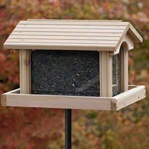 Woodlink PRO4 Premier Cedar Bird Feeder, Brown