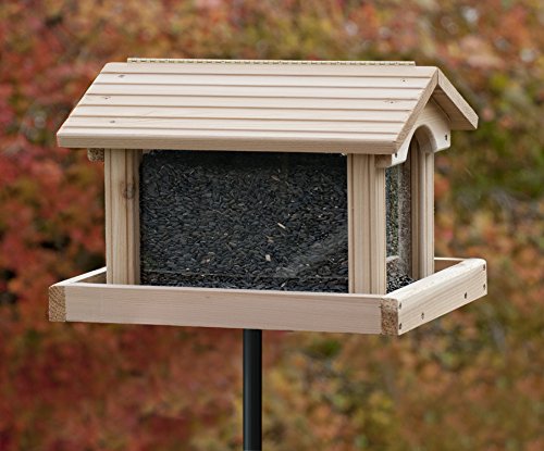 Woodlink PRO4 Premier Cedar Bird Feeder, Brown