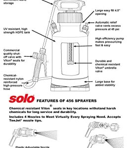 Solo 456 2.25 Gallon Professional Handheld Sprayer with Carrying Strap