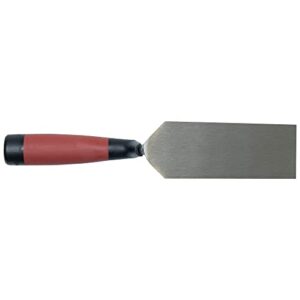 MARSHALLTOWN Margin Trowel, 6 x 2 Inch, Spread Mortar and Tile Adhesive, Durable High Carbon Steel, DuraSoft Handle, Tile Trowel, Made in the USA, 56D