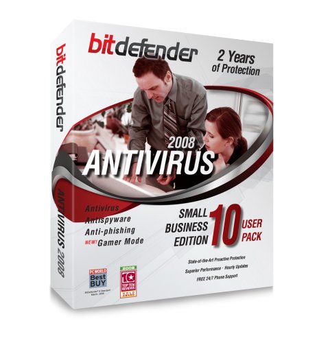 BitDefender Antivirus 2008 - 2 Year/10 Pc's