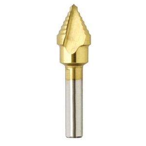 bosch sdt8 1/2 in. titanium-coated step drill bit