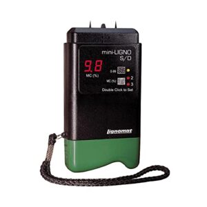 lignomat moisture meter mini-ligno s/d black