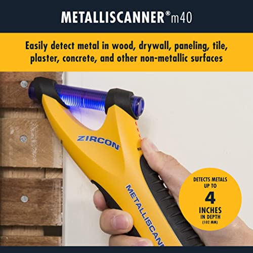 Zircon MetalliScanner m40 Handheld Electronic Metal Detector