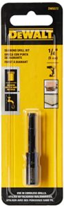 dewalt tile drill bit, diamond tip, 1/4-inch (dw5572)