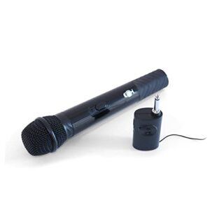 Singing Machine SMM107 Portable, Handheld, Wireless Karaoke Microphone, Black