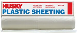 husky plastic sheeting clear 6ml 6ft x 100ft