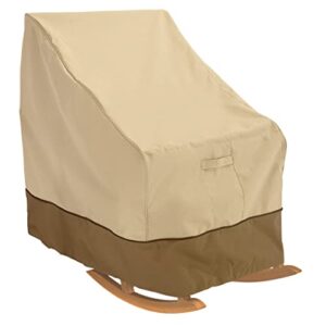 classic accessories veranda water-resistant 27.5 inch rocking chair cover, patio furniture covers