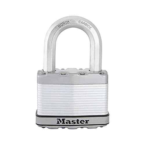 Master Lock M15XDLF Magnum Heavy Duty Padlock with Key, 1 Pack, Laminated