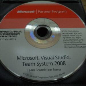 Microsoft Visual Studio Team System 2008 Team Foundation Server Old Version