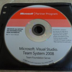 Microsoft Visual Studio Team System 2008 Team Foundation Server Old Version